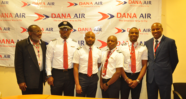 Dana decorates captains, First Officers - Aviation metric