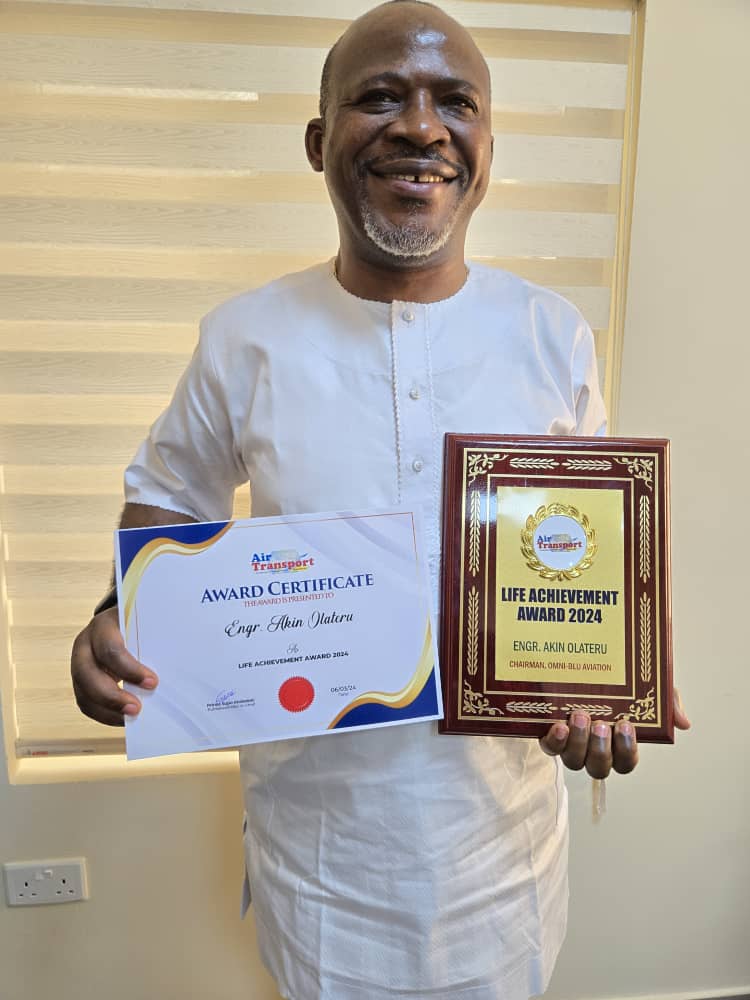 Olateru, Former NSIB Boss Bags ATQ Life Achievement Award - Aviation metric